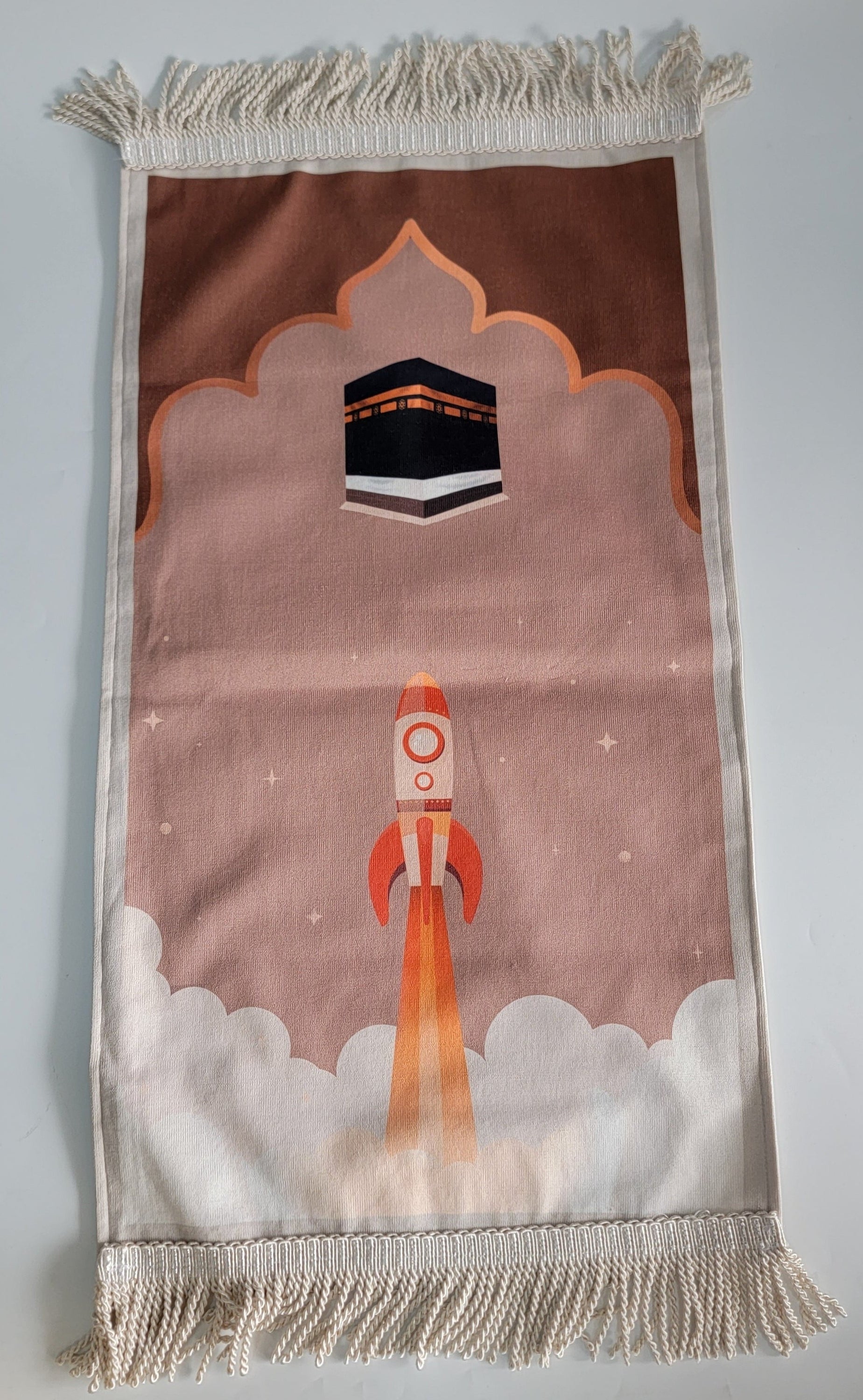 Rocket-Themed Mini Prayer Mats: Elevate Your Prayers - Hadiya NG