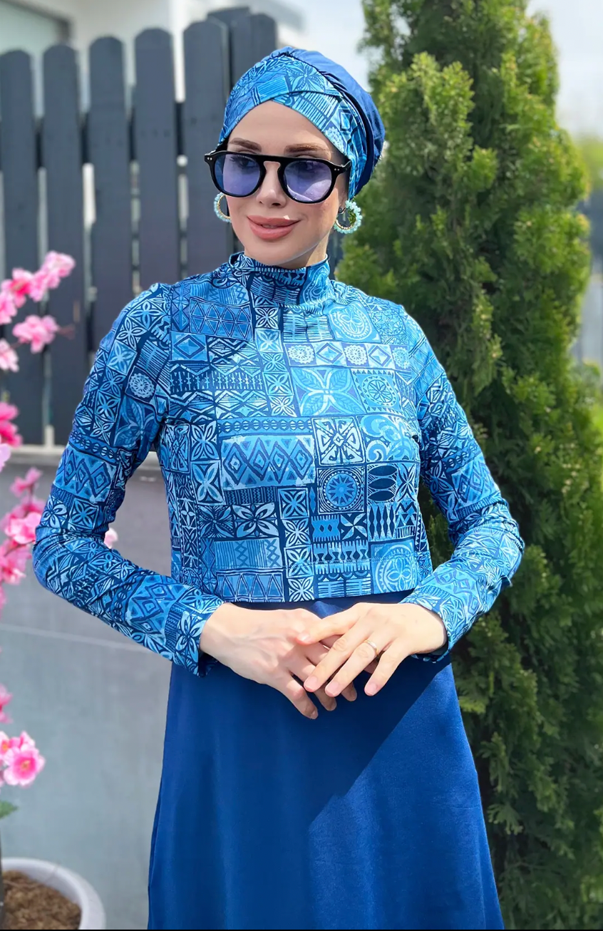 Lamia Dubai Burkini: Modest Swimwear for Women - HadiyaSouq