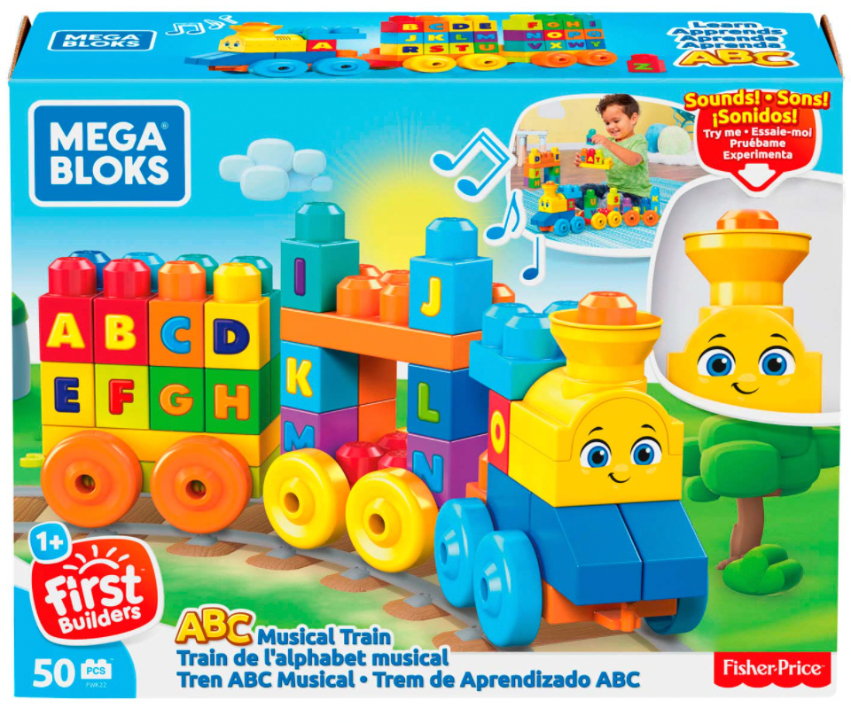 Mega Bloks ABC Learning Train Set - First Builders | Hadiya NG